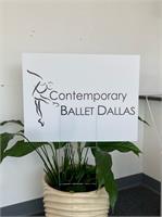 Yard Sign Contemporary Logo – Contemporary Ballet Dallas Dance Store Dallas